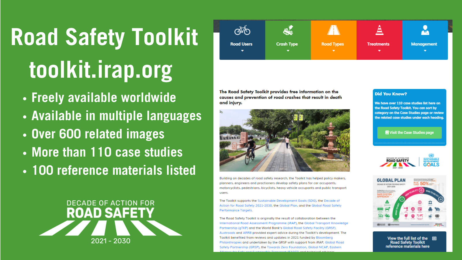 Re-Launch of the Road Safety Toolkit – International Safety Media Awards